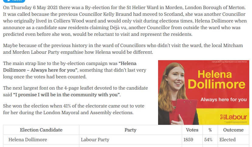 A message to Helena Dollimore from a former Labour voter – Kay Green